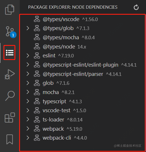 VS Code插件开发教程（7） 树视图 Tree View - 掘金