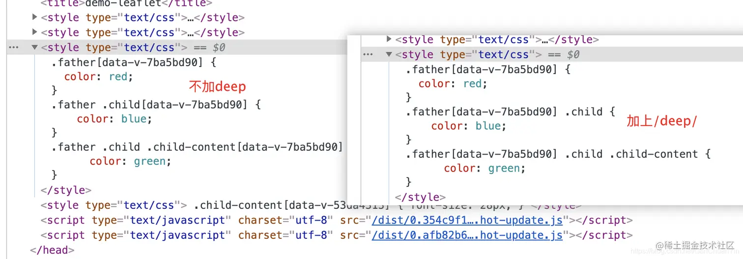 记录一次通过scoped修改elementui中el-collapse样式的问题 - 掘金
