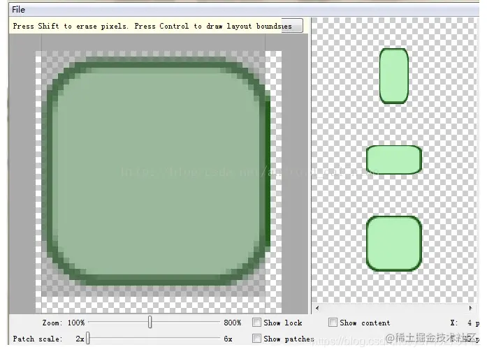 Android NinePatch（点9）图究极教程-产品运营设计师也能一看就会！Android的9-patch（点9） - 掘金
