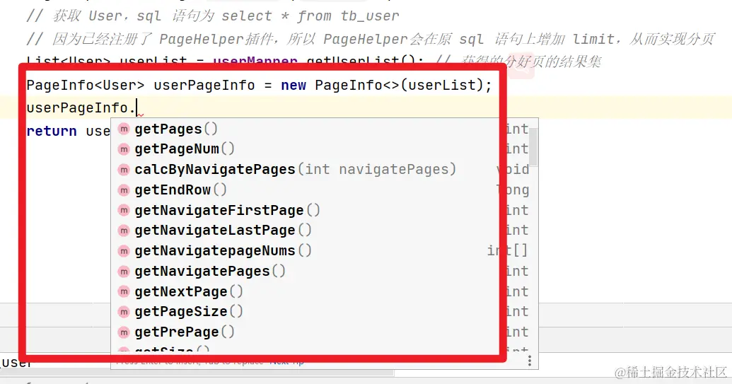 Springboot--PageHelperPageHelper 是 Mybatis 的一个插件，其作用是更加方便的进行 - 掘金