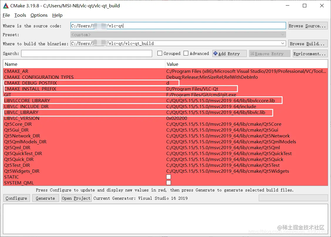VLC-Qt的编译与使用 windows10+VS2019+qt5.15VLC-Qt是一个免费的开源库，结合了Qt应用程 - 掘金