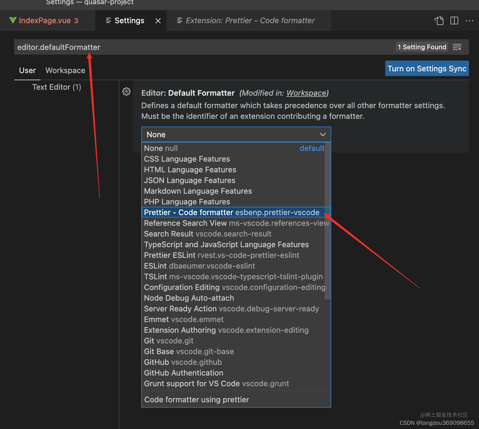 Prettier ts eslint vscode remove Unsed Declaration delete No unused 