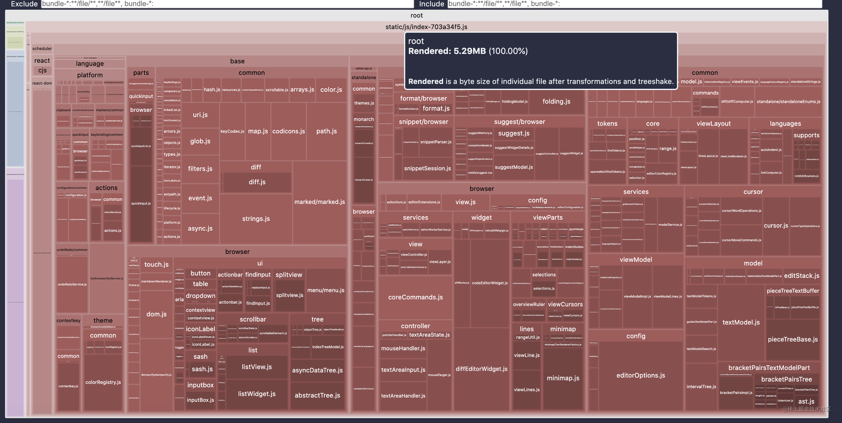 monaco-editor体积优化 - 掘金