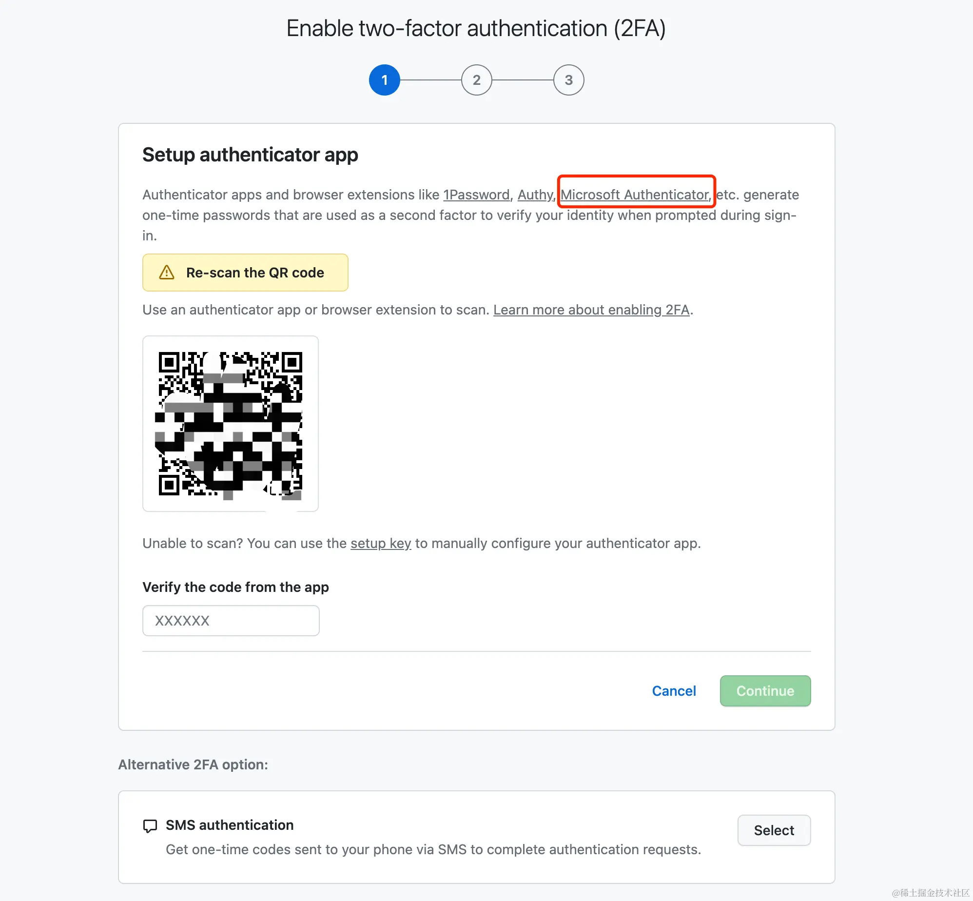 Github国内2FA配置（需要魔法）前几天访问github，提示我十月某日之前要开启 two-factor authe - 掘金