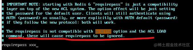 redis.conf中使用requirepass不生效？本文剖析下遇到的一个问题，即"设置requirepass不生效" - 掘金