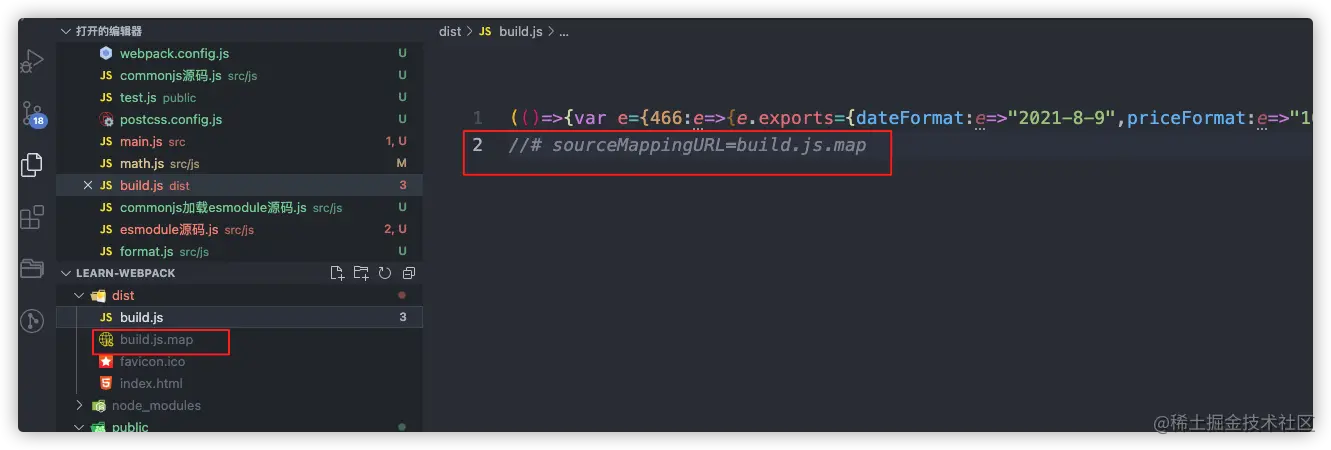 Webpack配置-source-map初识source-map 一般我们打包发到服务器的代码都是被压缩丑化之后的，有些 - 掘金