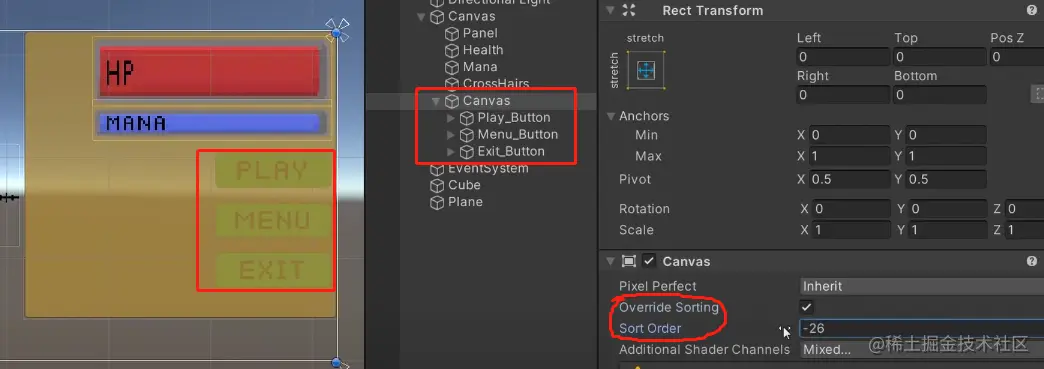 Unity ｜UI ｜Canvas相关说明 - 掘金