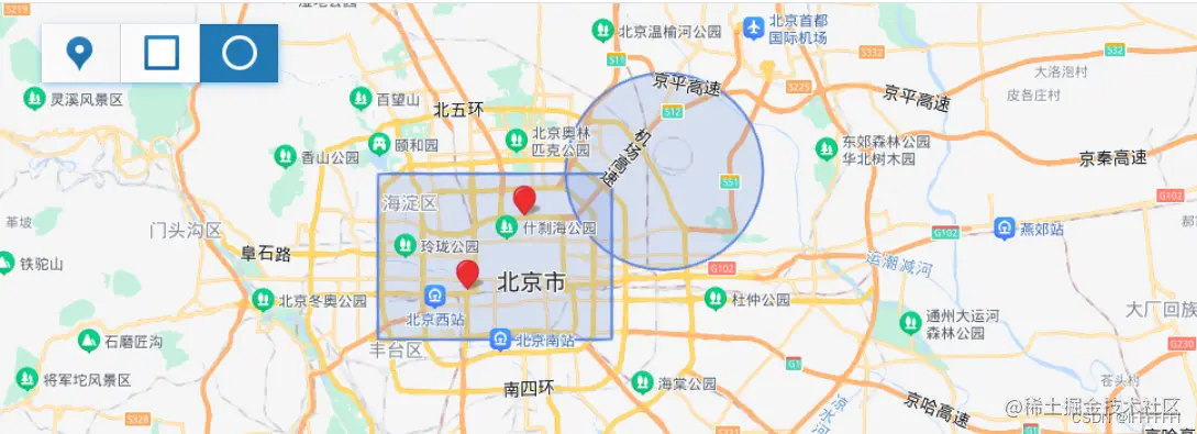 vue项目引入百度地图BMapGL和BMap实例，以及辅助工具BMapGLLib 的引入，BMapGL鼠标绘制功能 - 掘金