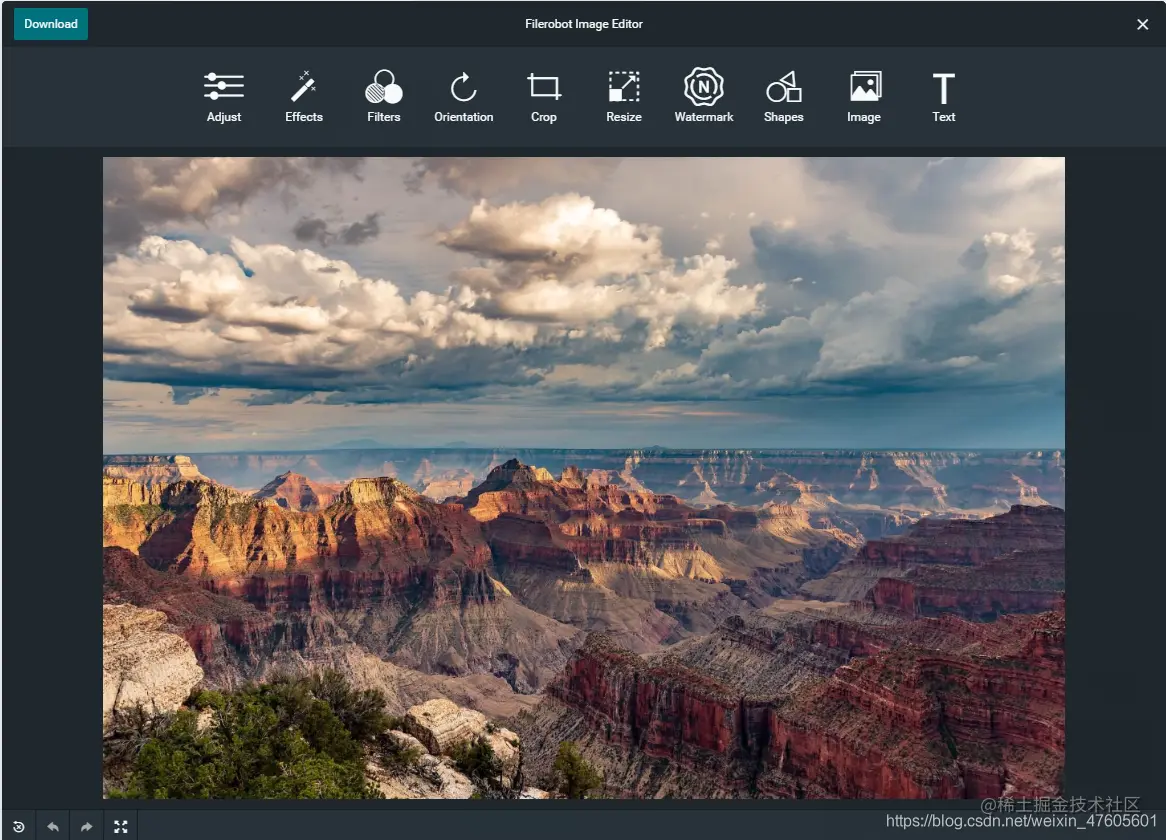 filerobot-image-editor 简单易上手的js图片编辑工具引入 + 初始化 + 调用 = 可以使用 fi - 掘金