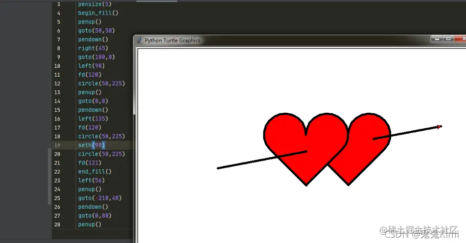 世界这么大，你的那一个他肯定会出现，Python表白代码大集合(附上源码）本文将利用Python画多种不同的表白图，附上 - 掘金