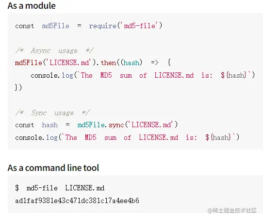 如何在TypeScript/JavaScript项目里引入MD5校验和MD5校验和则是其中一种数学算法，通常是使用工具对 - 掘金