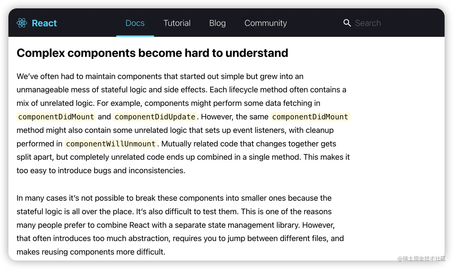 全新的 React 组件设计理念 Headless UI其实，最早接触 Headless UI 是在去年，碰巧看到了一个 - 掘金