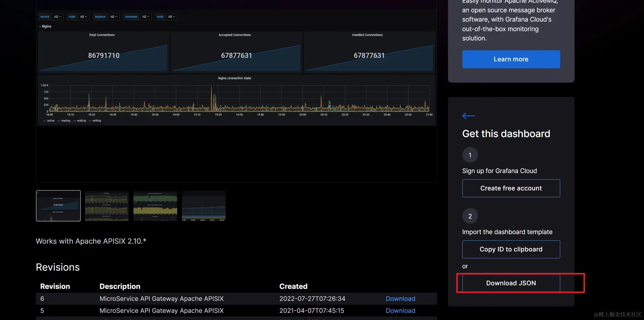APISIX系列（一）Apache APISIX + Dashboard + Prometheus + Grafana本地测试环境搭建 - 掘金