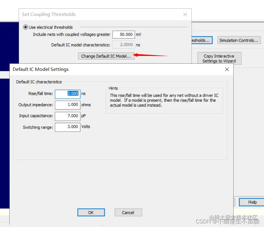 HyperLynx（十二）BoardSim和PCB板级仿真分析（三）1.使用曼哈顿布线进行BoardSim仿真 **2. - 掘金