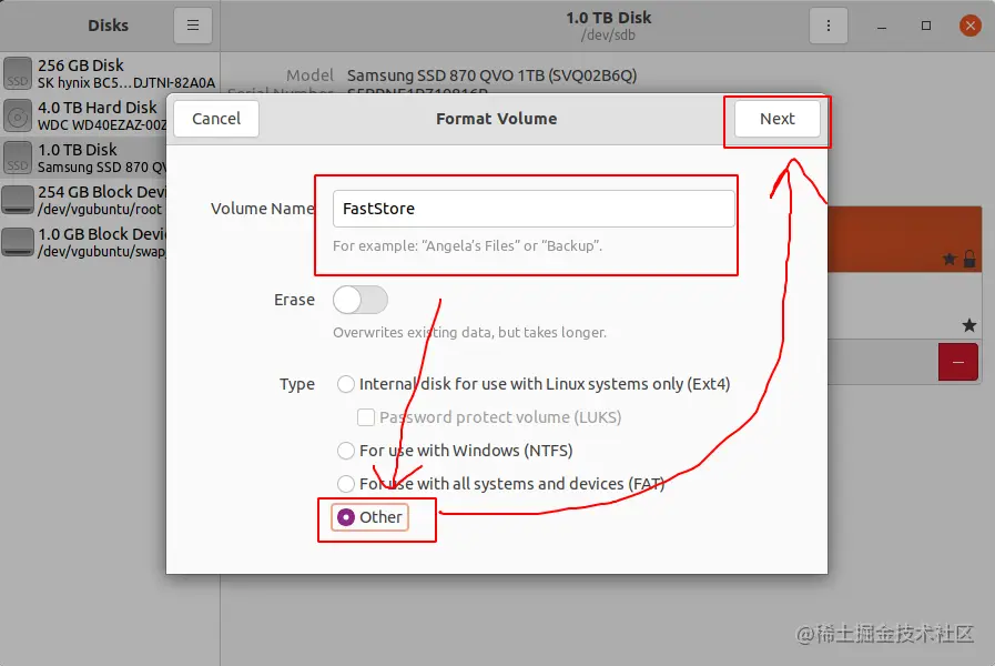 磁盘切换成F2FS文件系统并加密对于SSD和SMR技术的机械硬盘，使用F2FS可以更好的利用它们的性能。 本文将会介绍如 - 掘金