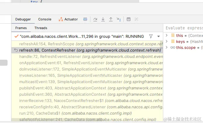 Nacos如何通过RefreshScope实现配置自动更新本文主要是了解Nacos中配置更新后，如何实现配置项自动更新。 - 掘金