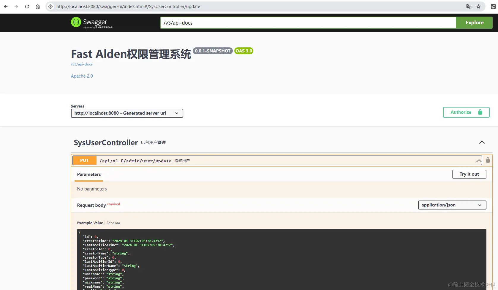 Java21 + SpringBoot3整合springdoc-openapi，自动生成在线接口文档，支持SpringSecurity和JWT ...