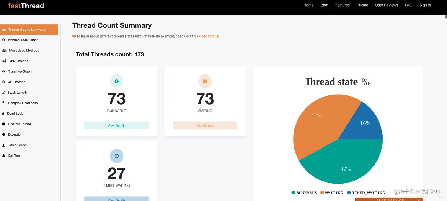 [JVM]dump分析工具_fastthread.io小知识，大挑战！本文正在参与“程序员必备小知识”创作活动。 本文已 - 掘金