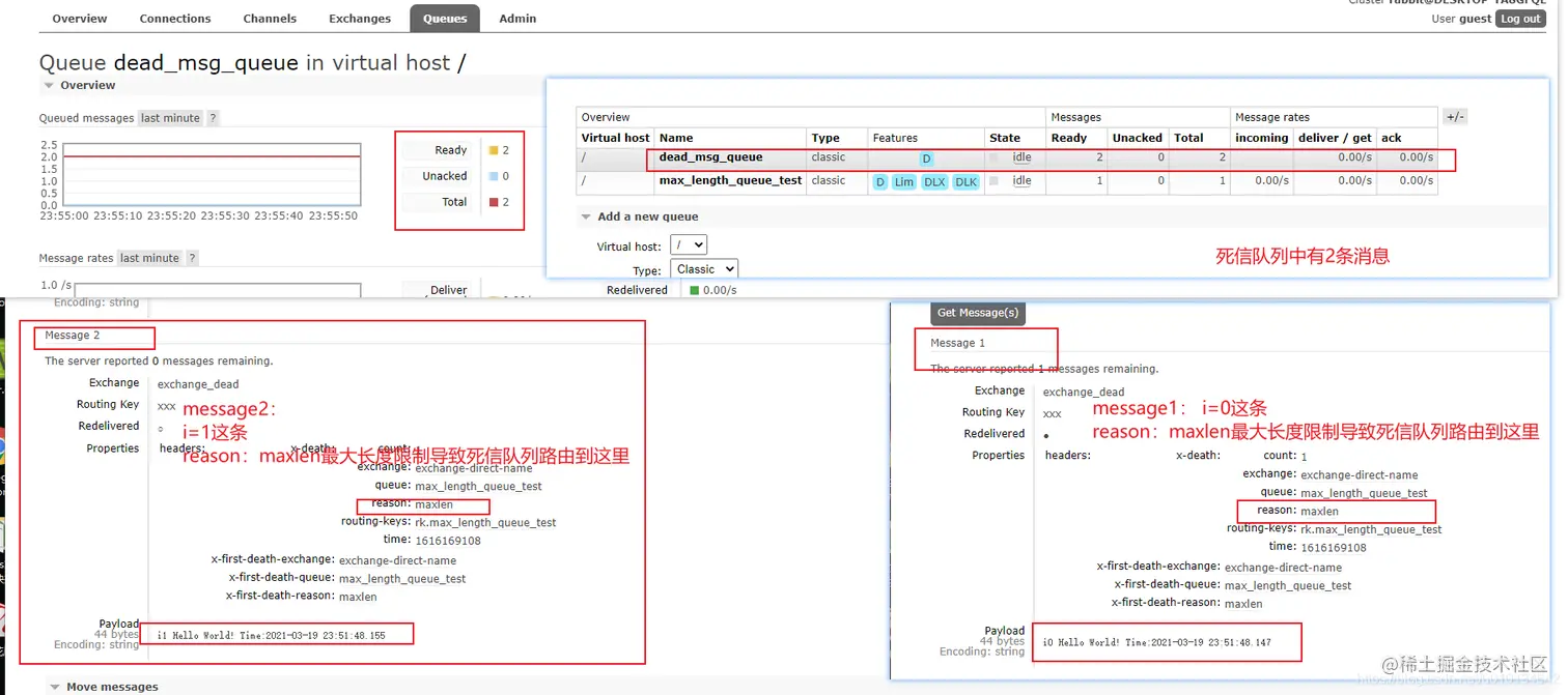 Rabbitmq系列（十）rabbitmq进阶 Queue队列参数详解 死信交换机本文已参与「新人创作礼」活动，一起开启 掘金