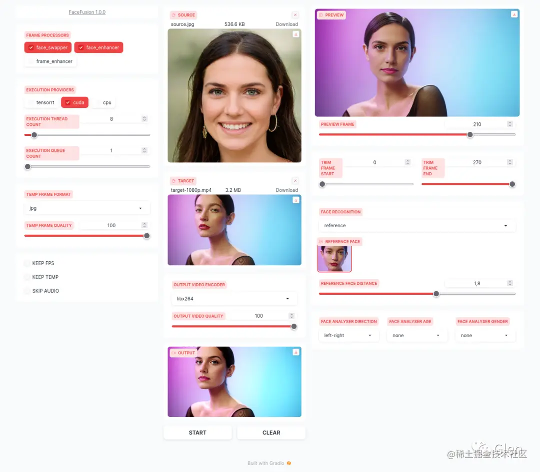 最新AI一键换脸离线版，解压即用！之前给大家介绍一个AI一键免费无限换脸的工具，很受大家的欢迎，它是基于大神s0md3v - 掘金