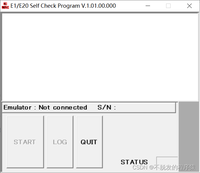 瑞萨E1/E20烧录工具自检方法-CSDN博客