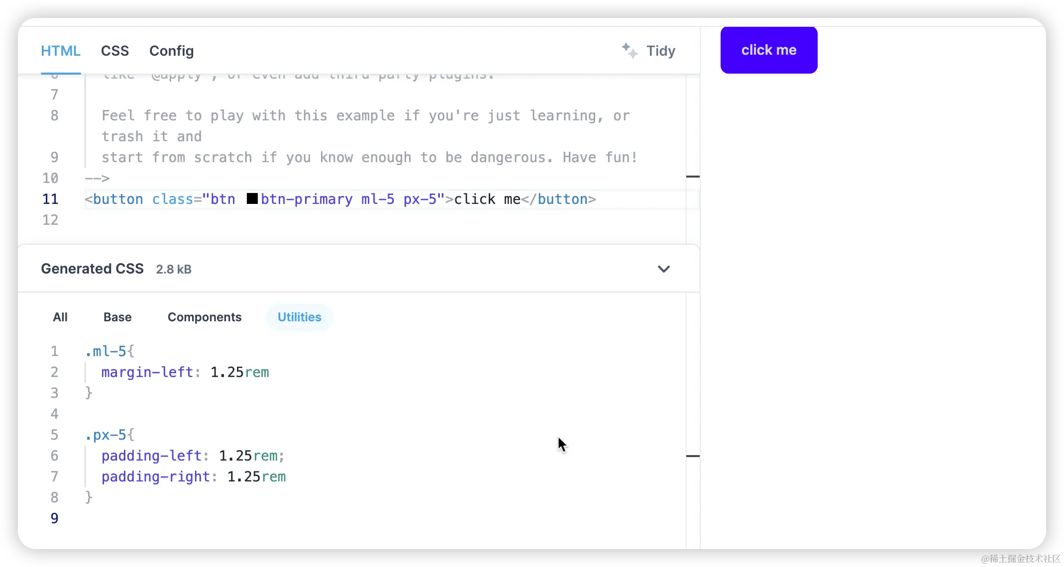 TailwindCSS之样式层级TailwindCSS 将样式分为了三个层级：base、components、utili - 掘金