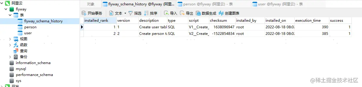 Flyway入门教程flyway 是一款开源的数据库版本管理工具。它可以很方便的在命令行中使用，或者在java应用程序中 掘金