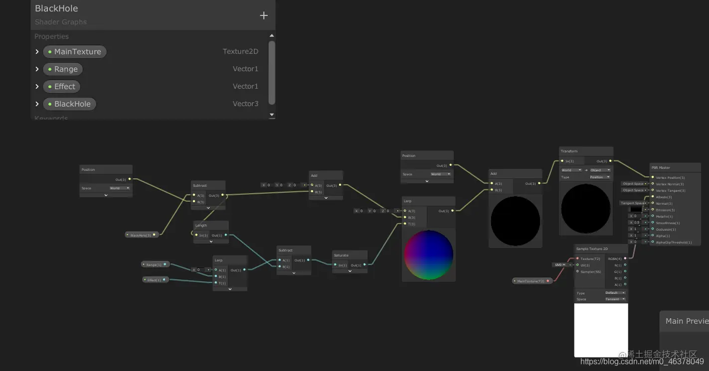 【unity造轮子】Unity ShaderGraph使用教程与各种特效案例一、前言 点关注不迷路，持续输出干货文章。 - 掘金