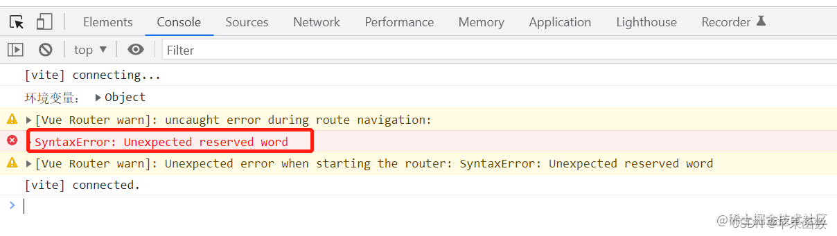 SyntaxError: Unexpected reserved word - 掘金