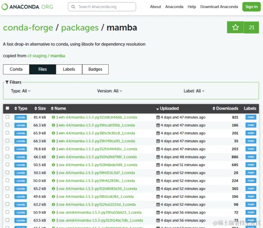 快用 Mamba 代替 Conda是否你在使用conda install packages时，总是报莫名的依赖错误呢？ - 掘金