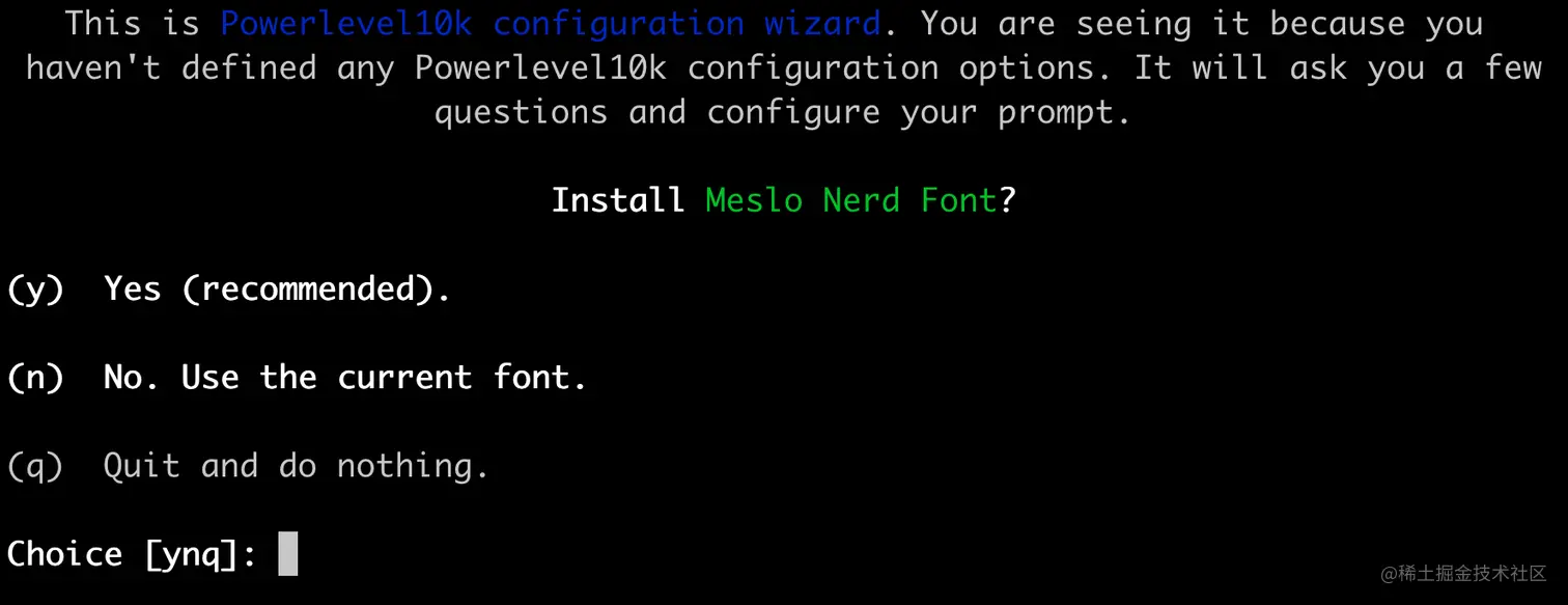 iTerm Oh My Zsh配置powerlevel 10k主题powerline/fonts字体安装依赖powerl - 掘金