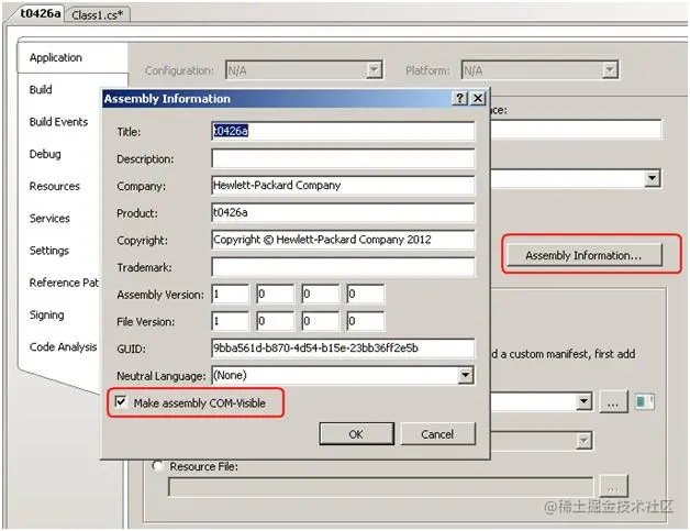 VB6.0调用C# Dll文件总结在工作中遇到了在VB6.0的程序里要调用C#的Dll的问题，显然这两个开发环境属于不同 - 掘金