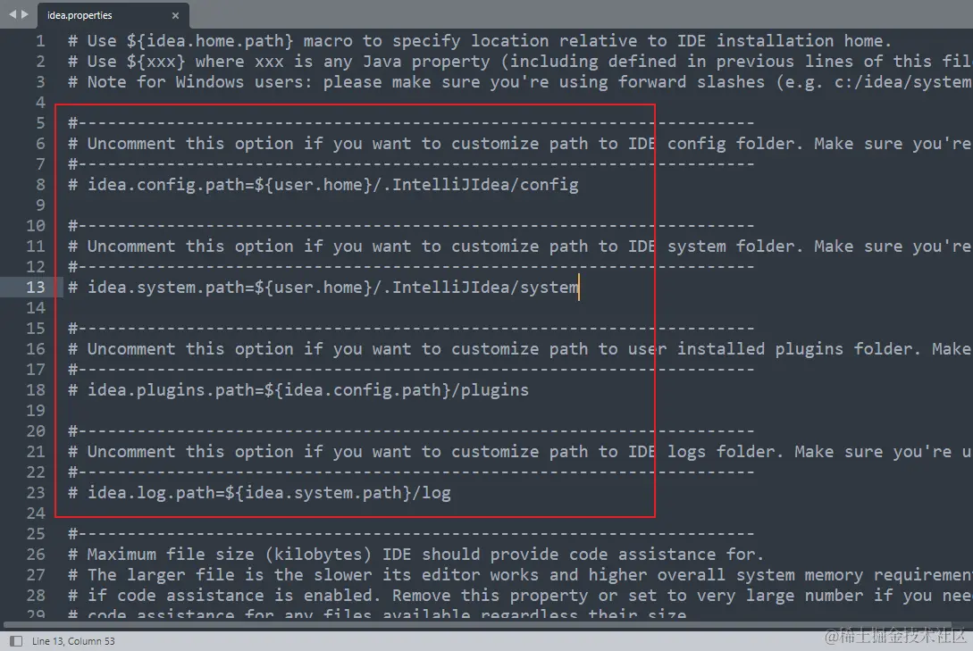 自定义Intellij idea配置和插件的存放目录自定义Intellij idea配置和插件的存放目录： 进入到ide - 掘金