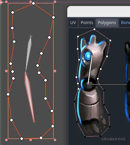 [Godot] Polygon2D 和 Bone2D 的坑版本：v4.0.beta2.official [f8745f2 - 掘金