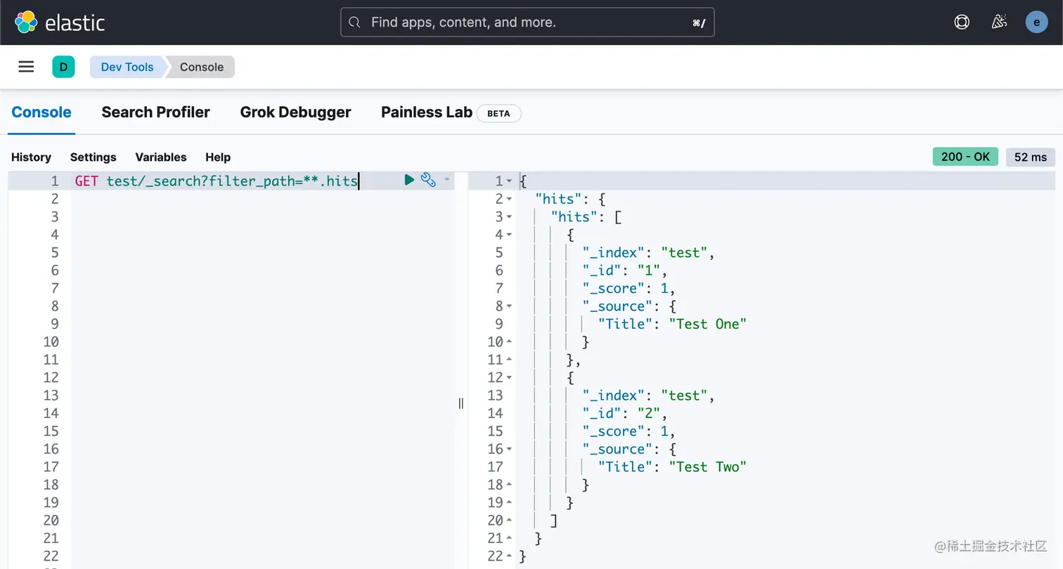 Elasticsearch：运用 Go 语言实现 Elasticsearch 搜索 8x在我之前的文章 Elas 掘金