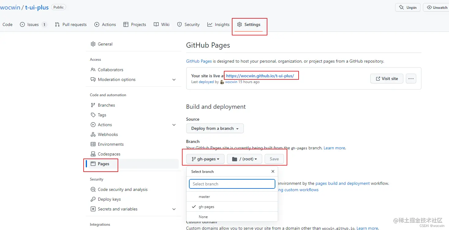 Vue3搭建组件库并使用vitepress编辑组件库文档且发布到 Npm并且部署 Github Pages（vitepress渲染vue组件 推荐使用第二种） 掘金