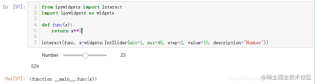python库包ipywidgets的使用教程 - 掘金