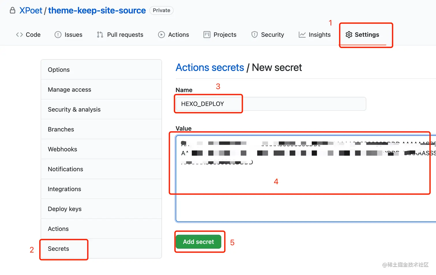 如何使用 GitHub Actions 自动部署 Hexo 博客 - 掘金