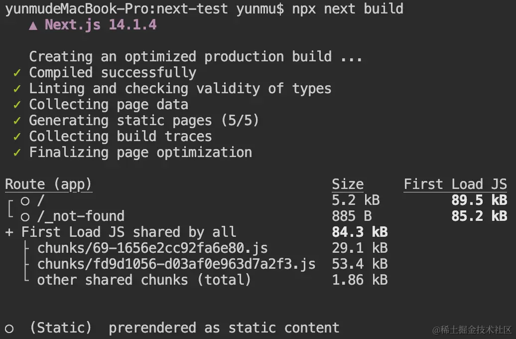 使用 Next.js Cli 快速搭建和运行 Web 应用文章详细说明了项目创建、运行、打包的过程，并提供了手动创建项目 - 掘金