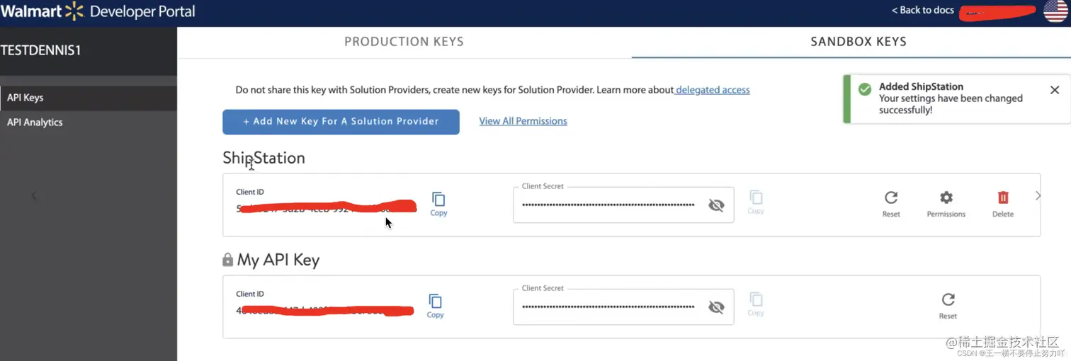 企业对接Walmart平台API流程（一）对接方案 Walmart API授权采用基于OAuth Token 的授权模式 - 掘金