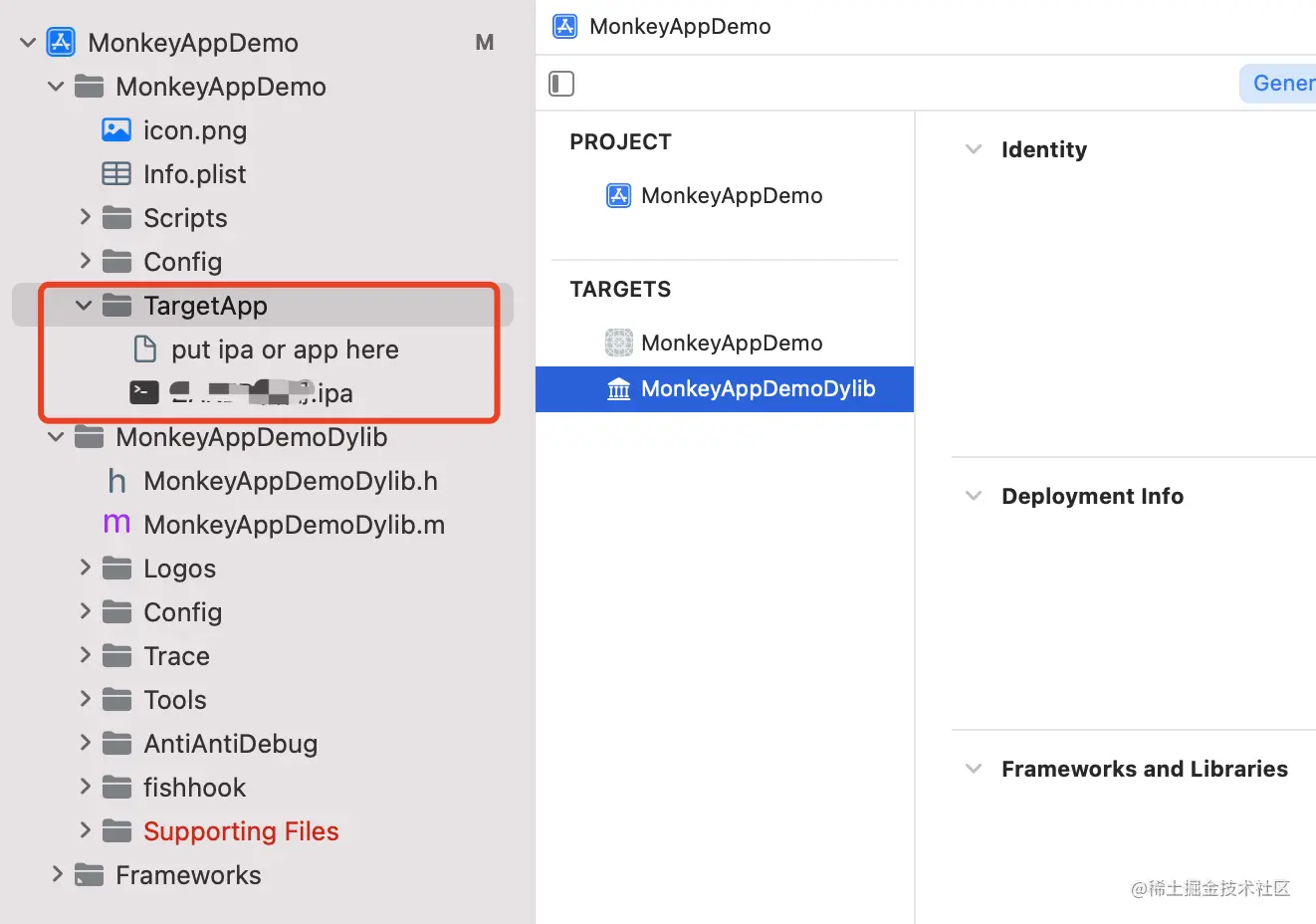 MonkeyDev使用一、简介 MonkeyDev是基于iOS OpenDev的升级，是一个为越狱和非越狱开发人员准备的 - 掘金