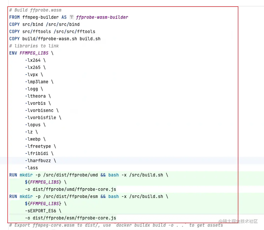 基于@ffmpeg/ffmpeg做简单修改打包一个ffprobe.wasm基于@ffmpeg/ffmpeg做简单修改打包 - 掘金