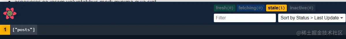 react-query系列一——基础及useQuery使用useQuery接收一个唯一键和一个返回Promise的函数以 - 掘金