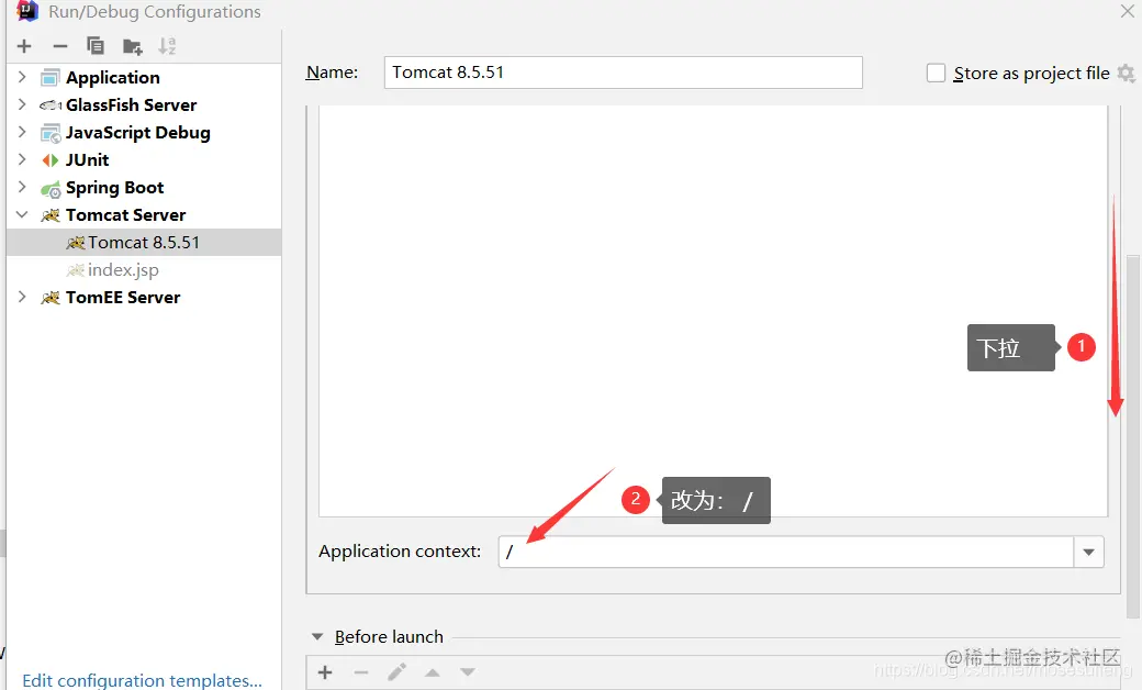 idea部署tomcat网页localhost:8080/文件名报错，要用localhost:8080/Web_war_exploded/文件名路径打开问题解决 - 掘金