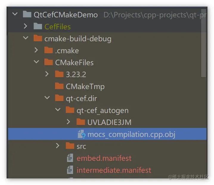 使用CEF（五）— 在QT中集成CEF（2）基于CLion+CMake搭建环境时过境迁，笔者目前用的最多的就是CLion - 掘金