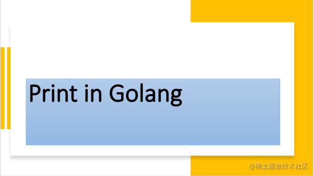 Learn about printing in Go (Golang) - Moment For Technology