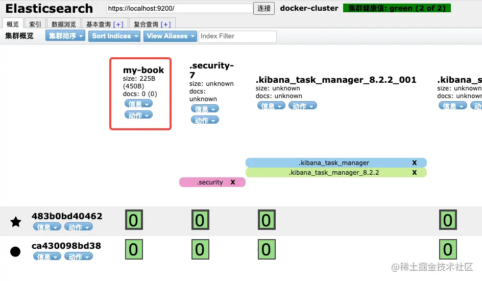 Docker下elasticsearch8实战(单节点、扩容、集群、安全校验、kibana一网打尽)如何用docker快 - 掘金
