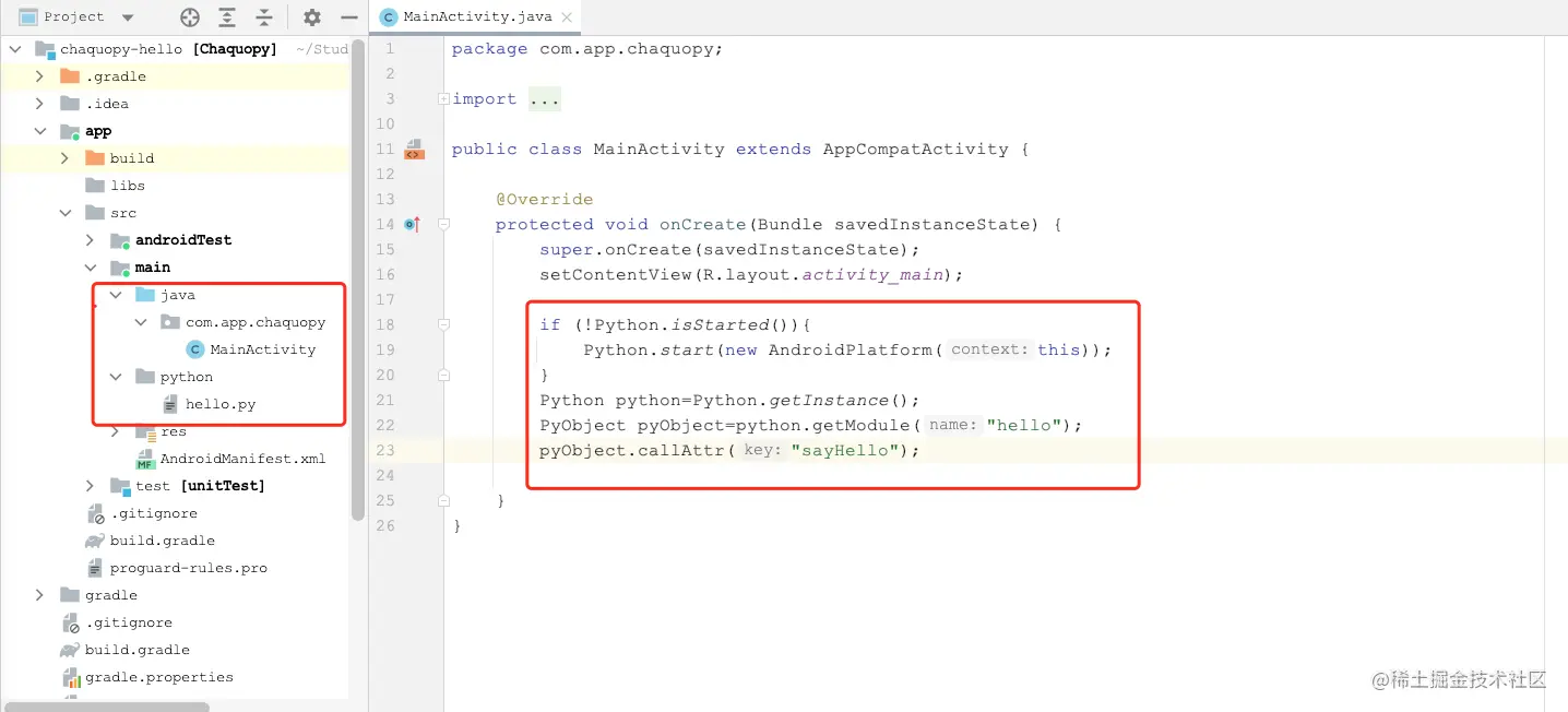 一、Chaquopy：实现Android与Python交互Chaquopy 是开源免费使用，商用收费的一款SDK，主要用 - 掘金