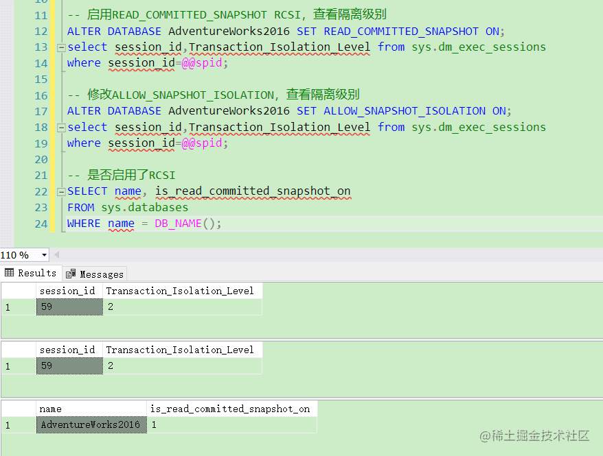 各种隔离级别的群魔乱舞 | SQL全面教程十二：事务(6)厘清SQL Server中如何查看和设置隔离级别，详解RCSI和SNAPSHOT的不 ...