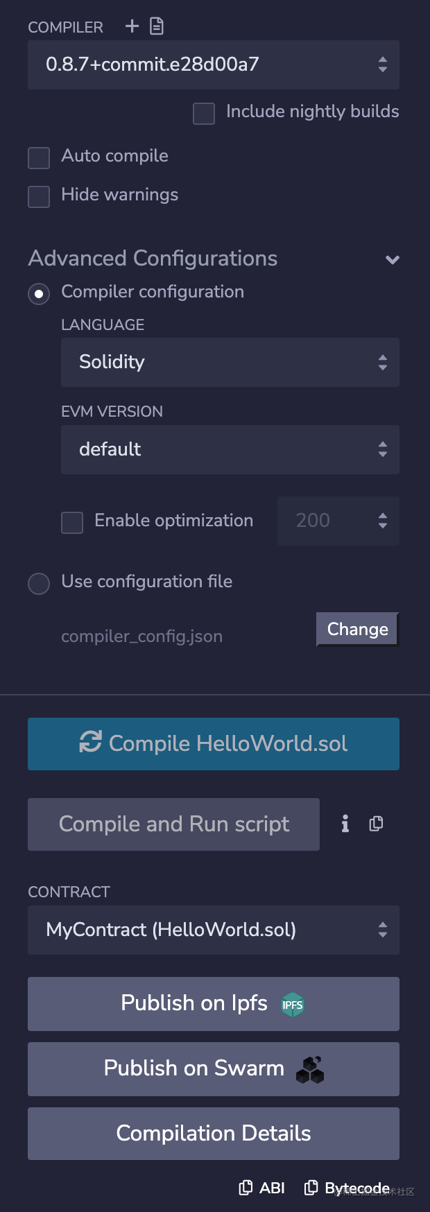 Remix Ide 使用与 Vscode 搭建 Solidity 开发环境 掘金